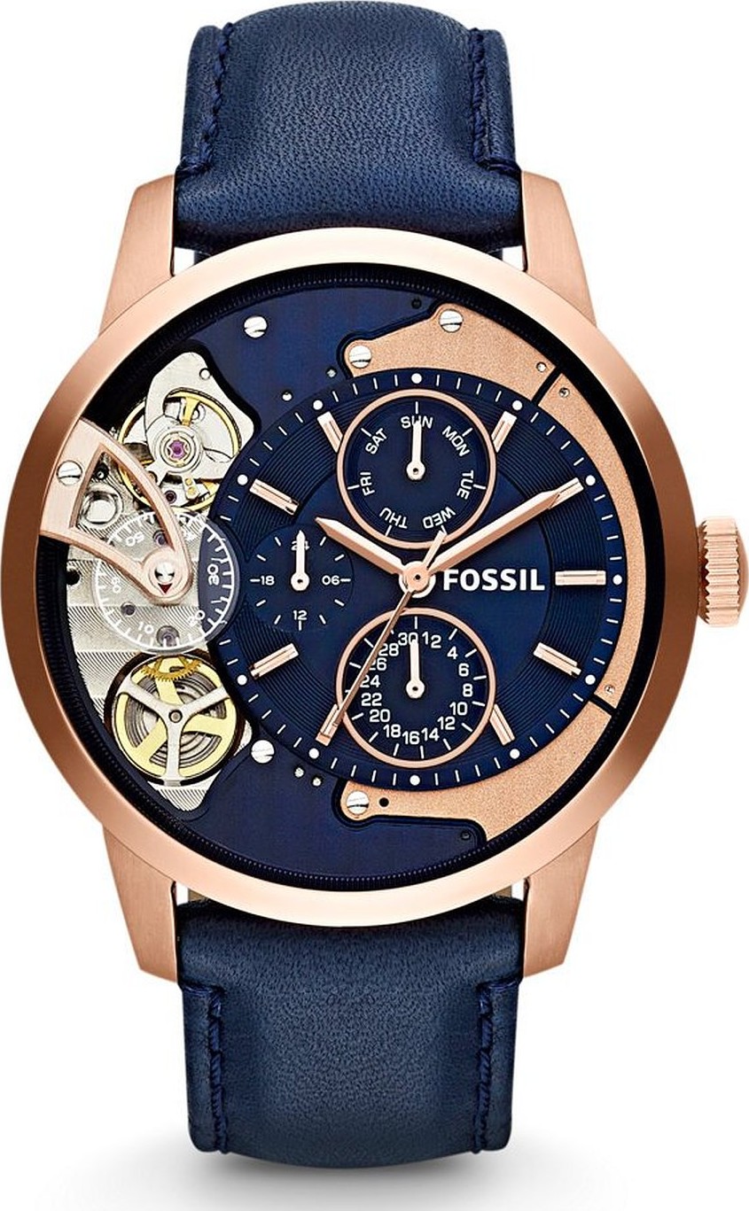 Fossil ME1138 Townsman Navy Multifunction Watch 44mm