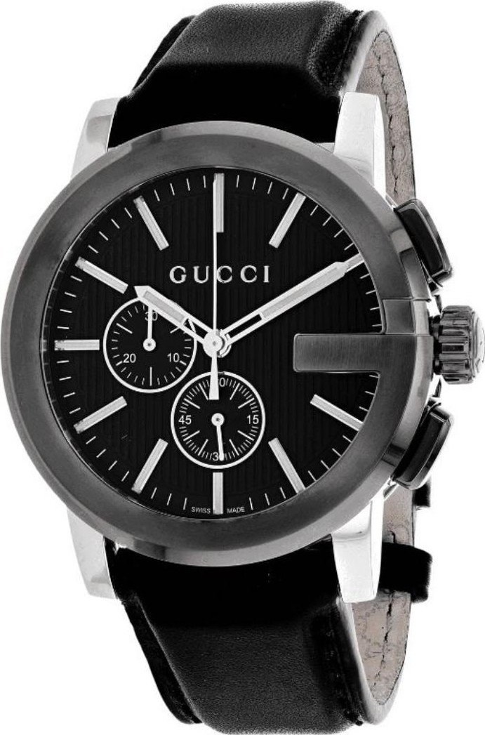 Gucci YA101205 G-Chrono Chronograph Swiss Watch 44mm
