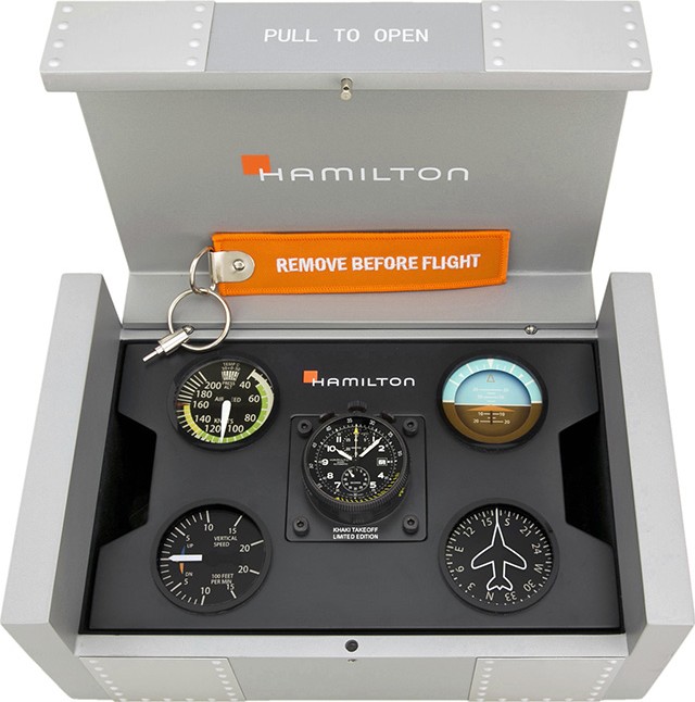 HAMILTON H76786733 Khaki Aviation Takeoff Limited Edition 46mm