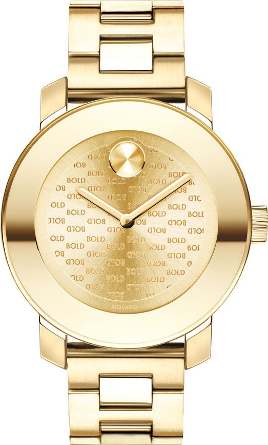 Movado 3600577 Bold Ionic Gold Watch 36mm