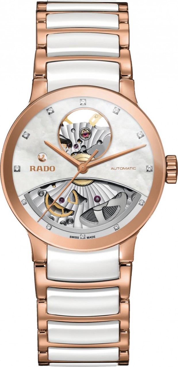 Rado R30248902 CENTRIX OPEN HEART AUTOMATIC WATCH 33mm