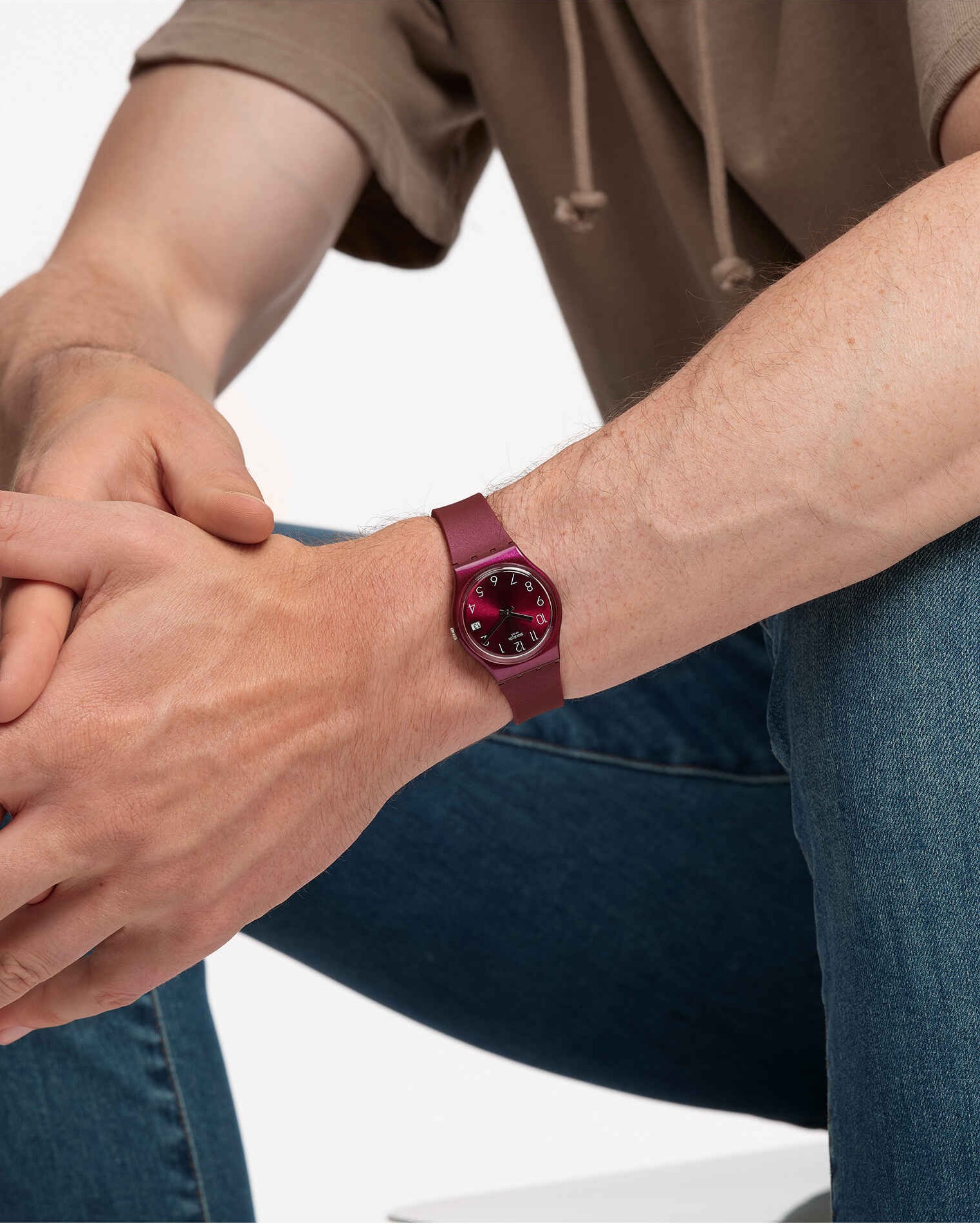 Swatch GR405 Redbaya Watch 34MM