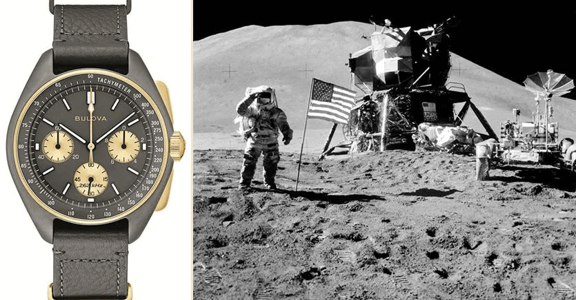 Bulova Giới Thiệu Đồng Hồ Lunar Pilot Apollo 15 Gold Chronograph ...